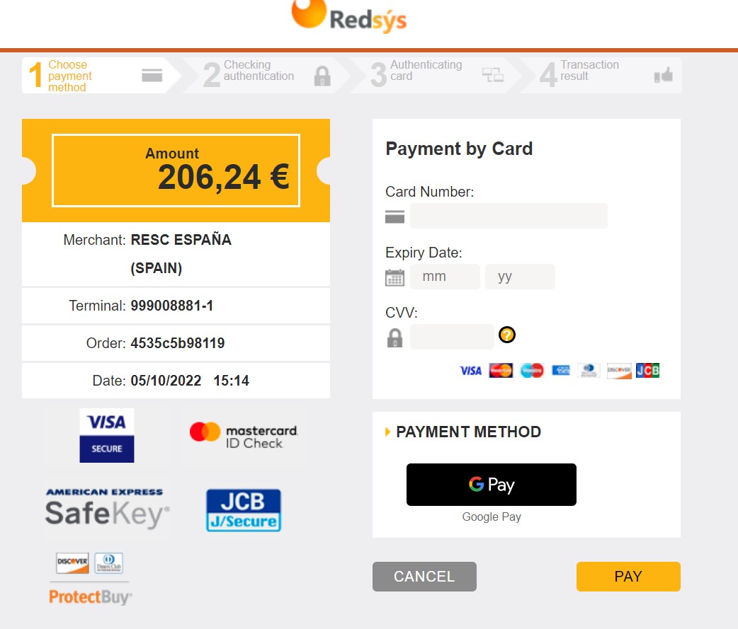 Payment by card – 4foreverything